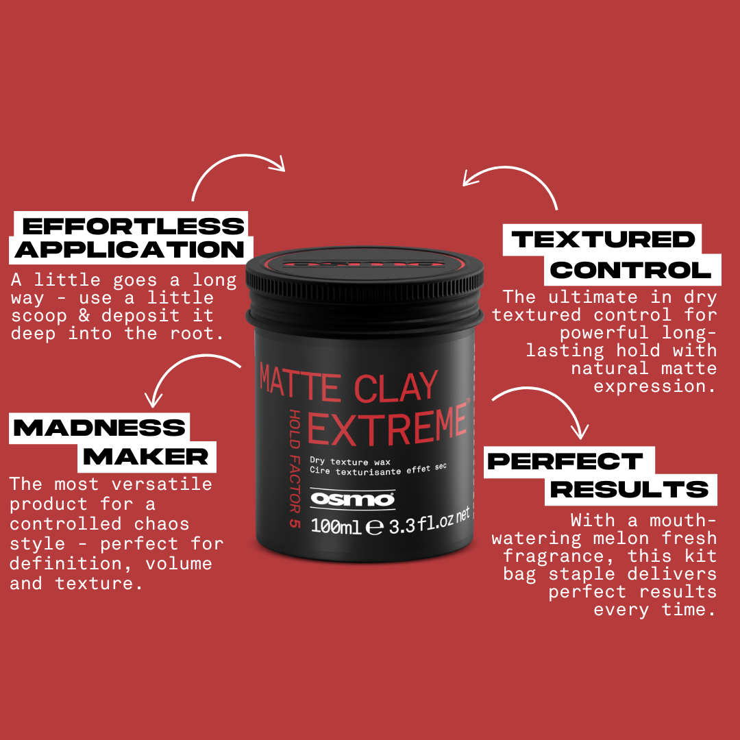 Matte Clay Extreme™ | Dry texture wax | OSMO® – Osmo