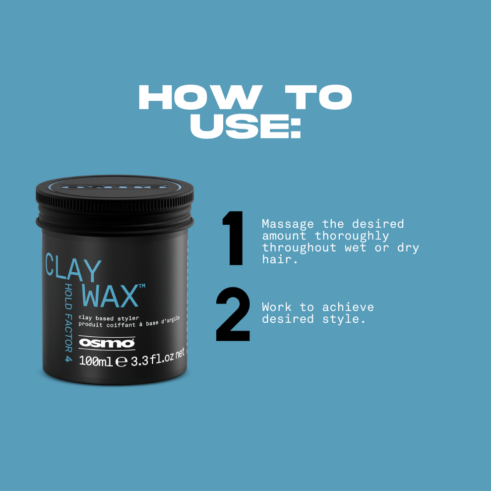 Clay Wax™ | Clay based styler with a matte finish | OSMO® – Osmo