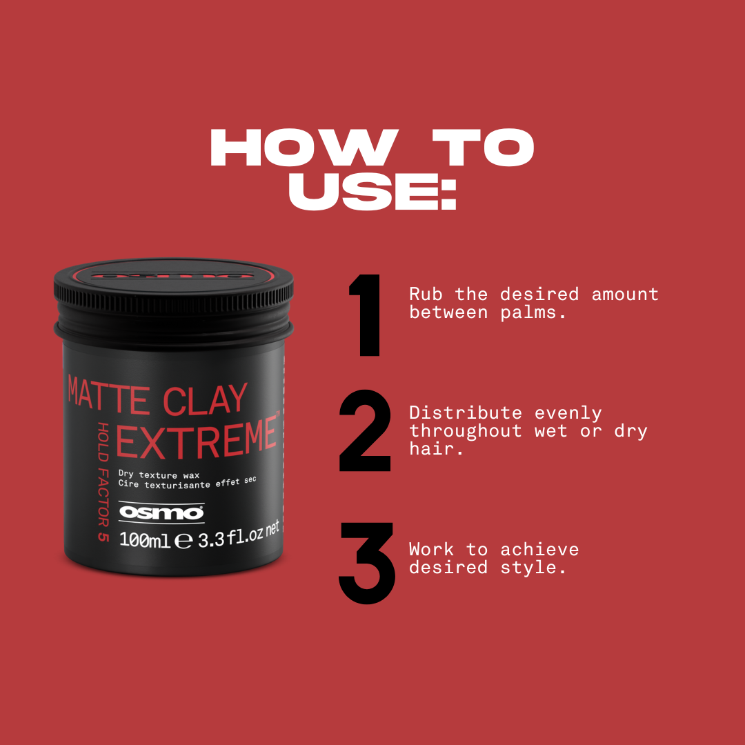Matte Clay Extreme™ | Dry texture wax | OSMO® – Osmo